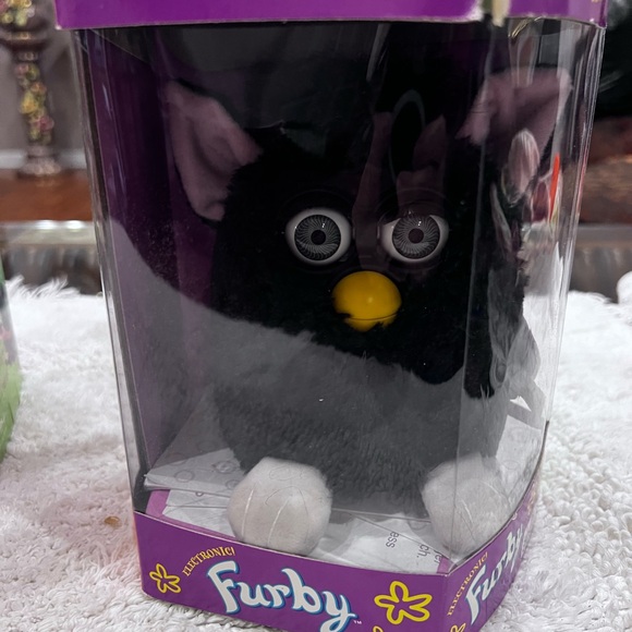 Tiger Electronics | Other | Furby Black And White Interactive Toypink ...